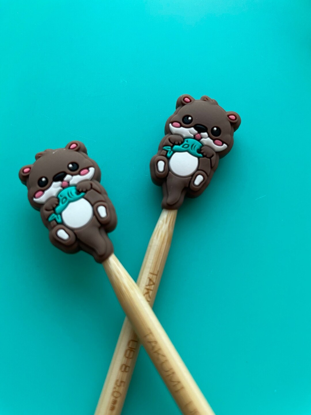 Knitting Needle Point Protectors Knitting Needle Stoppers Sea - Etsy