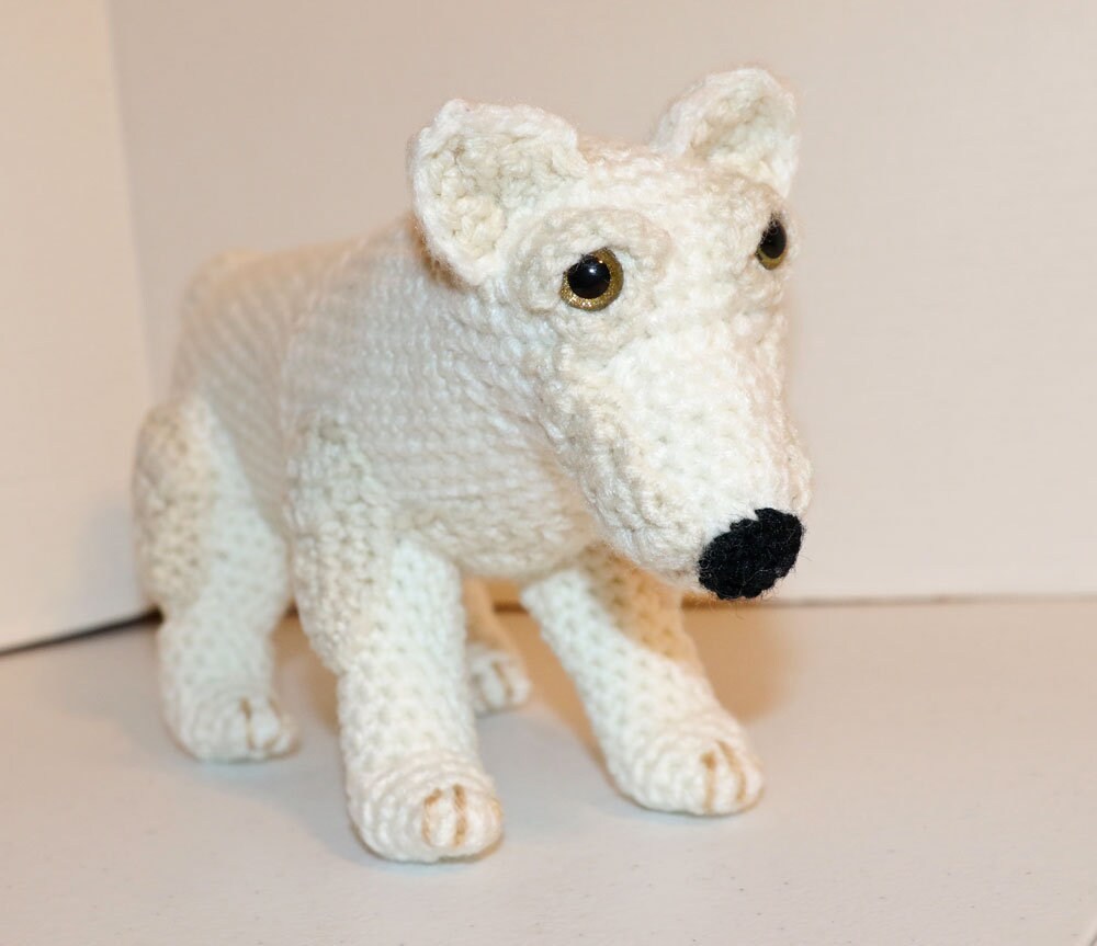 White Wolf Handmade Crochet Amigurumi Wolf - Etsy Denmark