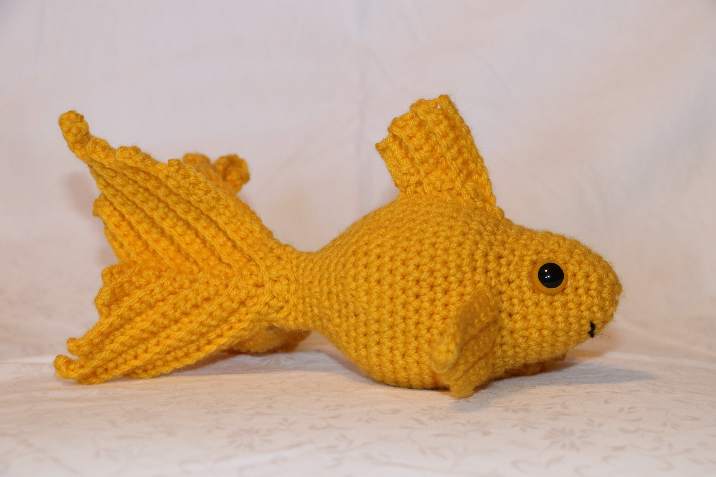Gold Fish Hand Made Amigurumi Crochet Gold Fish - Etsy