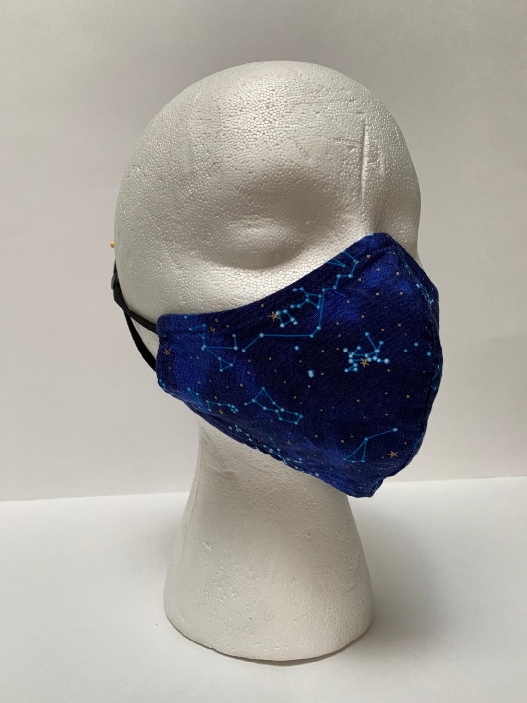 Constellation Face Mask, Star Face Mask Cute Stars on Blue, Astronomy ...