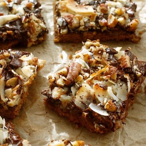 Chewy Magic Cookie Bars Loaded With Pecans, Chocolate and Coconut - Etsy