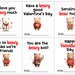 Printable Bear Valentine's Day Cards for Kids, Classroom Valentines ...
