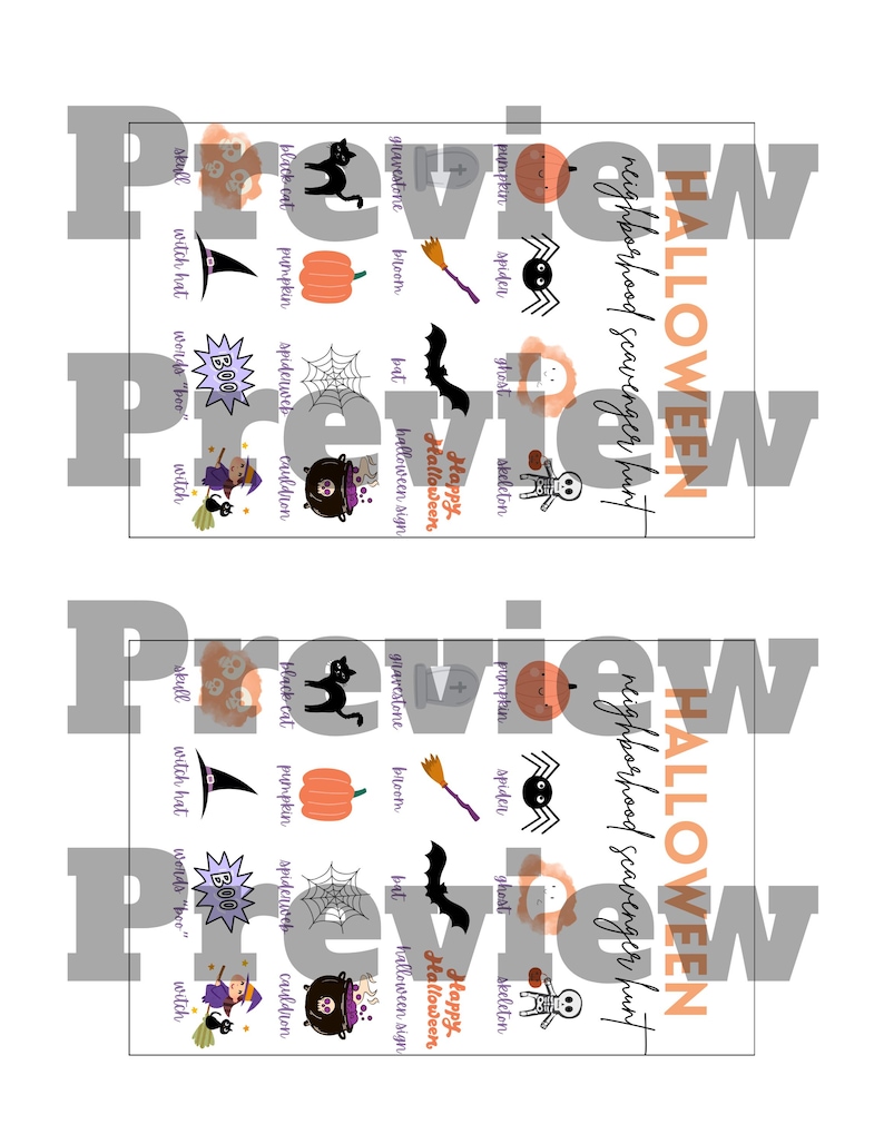 Kids Halloween Fun Printable Pack, Halloween Movie Night, Halloween ...
