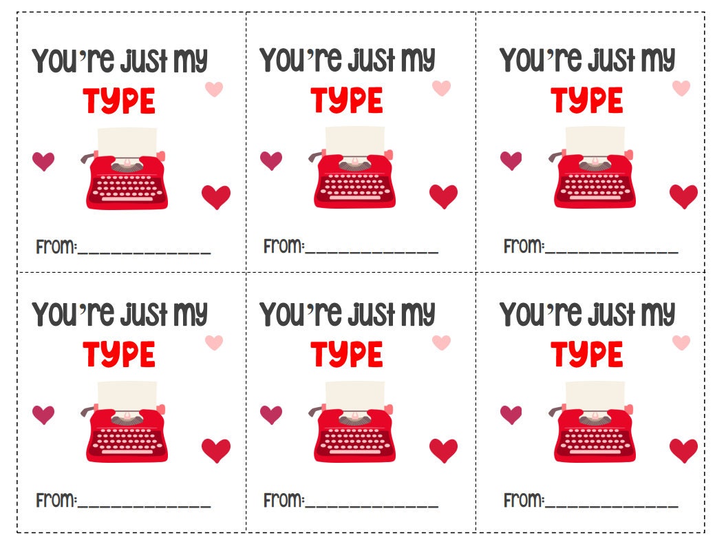 Printable Pun and Funny Valentine's Day Cards for Kids, Classroom ...