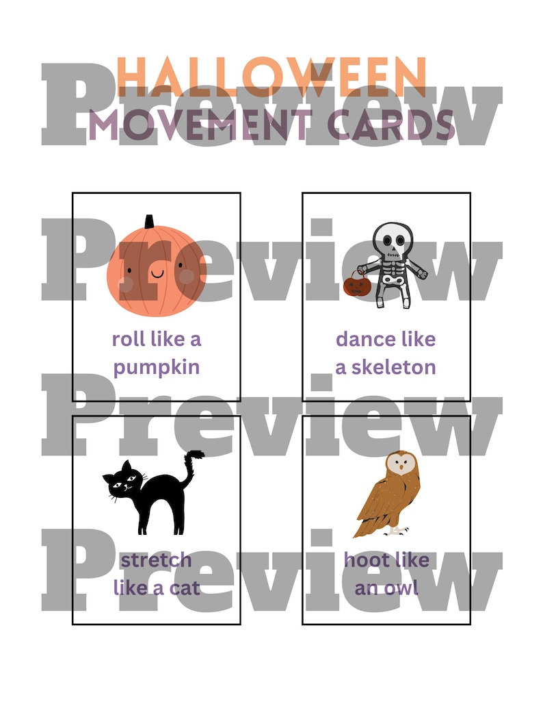 Kids Halloween Fun Printable Pack, Halloween Movie Night, Halloween ...