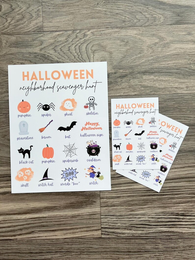 Kids Halloween Fun Printable Pack, Halloween Movie Night, Halloween ...