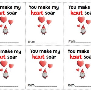 Printable Forest Themed Valentine's Day Cards for Kids, Classroom ...
