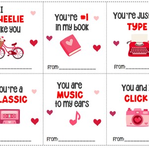 Printable Pun and Funny Valentine's Day Cards for Kids, Classroom ...