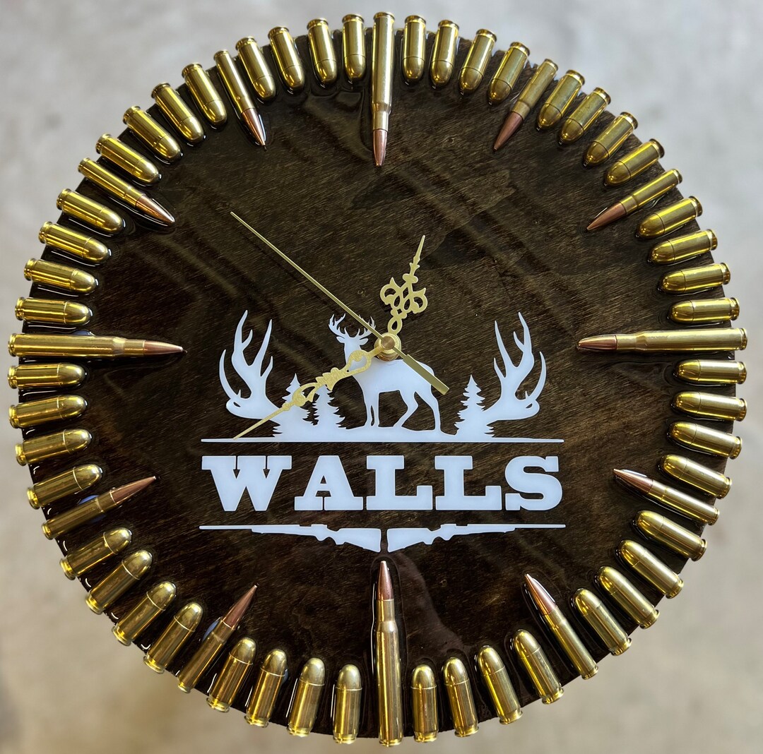 Custom Bullet Wall Clocks - Etsy