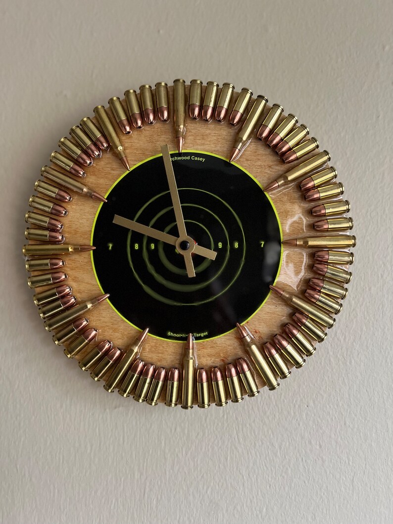 Custom Bullet Wall Clocks - Etsy