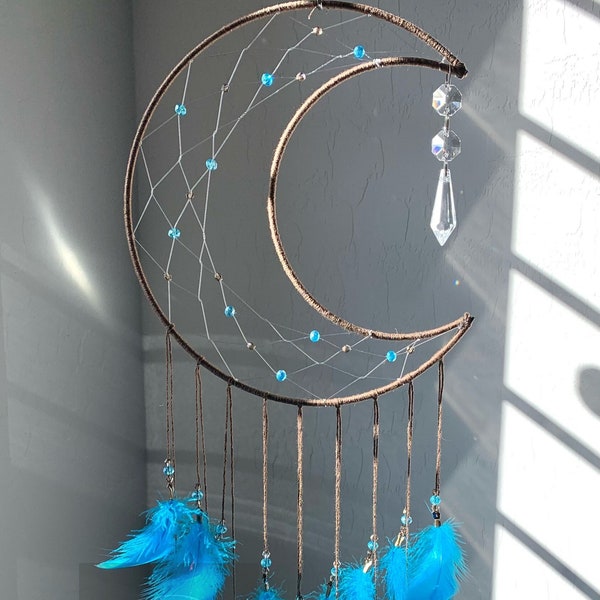 Moon Dreamcatcher - Etsy