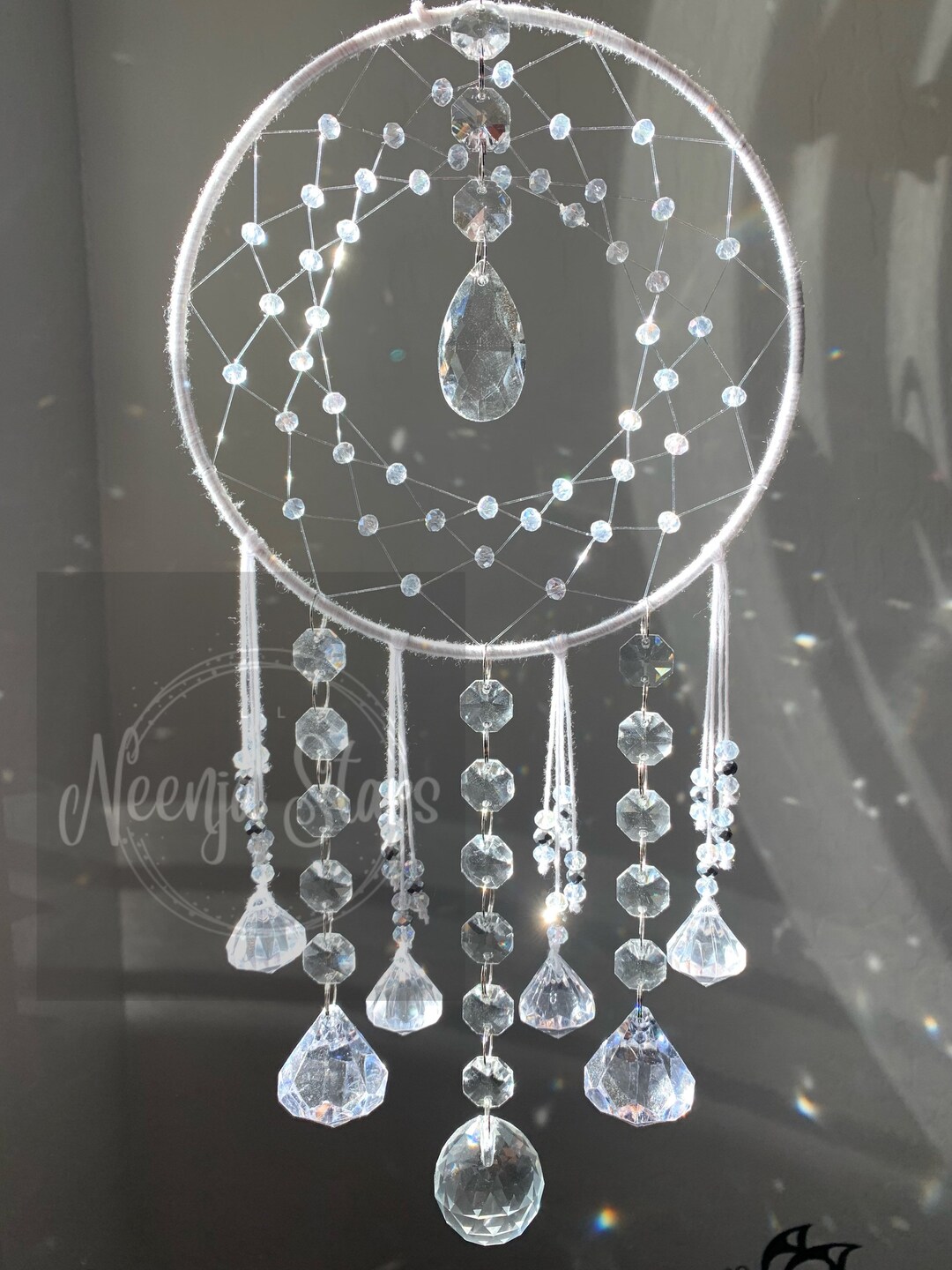 Custom Color Crystal Dreamcatcher Suncatcher - Etsy