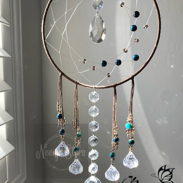 Crystal Dreamcatcher - Etsy