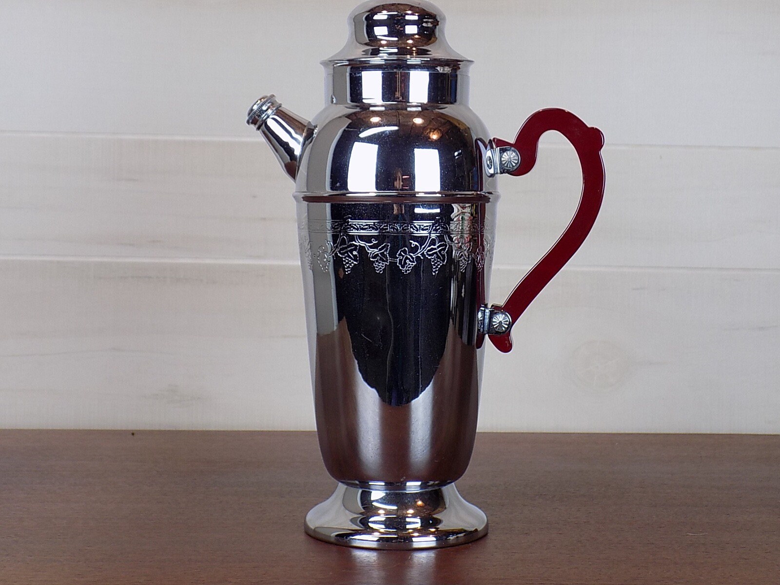 Drink & Barware Home & Living Vintage Chrome Wine Decanter or Cocktail ...