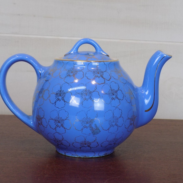 Blue Hall Teapot - Etsy