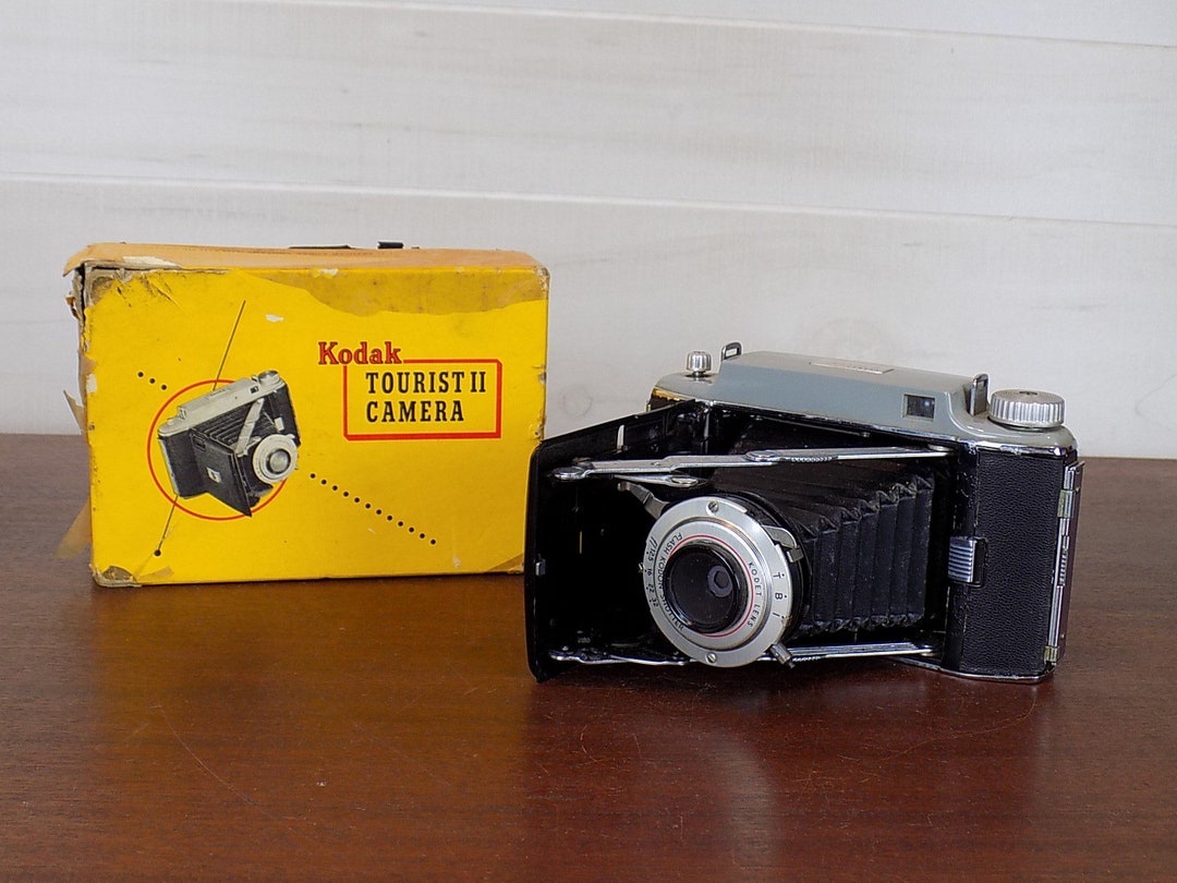 Vintage Kodak Tourist II Camera With Sales Paperwork From Malta! - Etsy