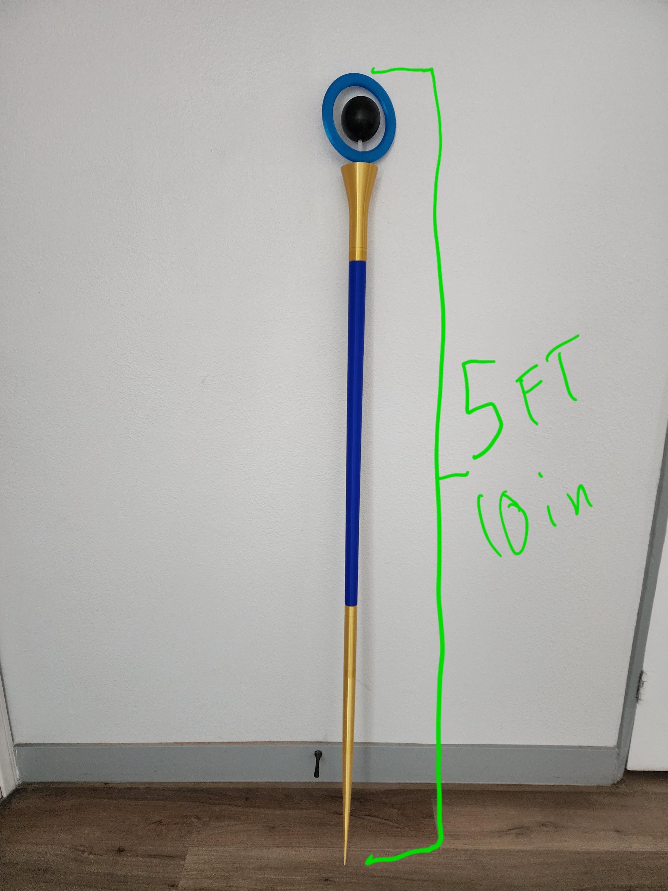 Angel Attendant Staff Whis, Vados, Kusu Dbz Cosplay Prop With Halo - Etsy