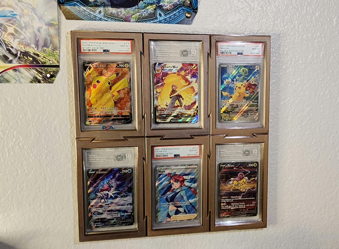Graded Card Slab Wall Display Holder PSA, CGC, TAG - Etsy