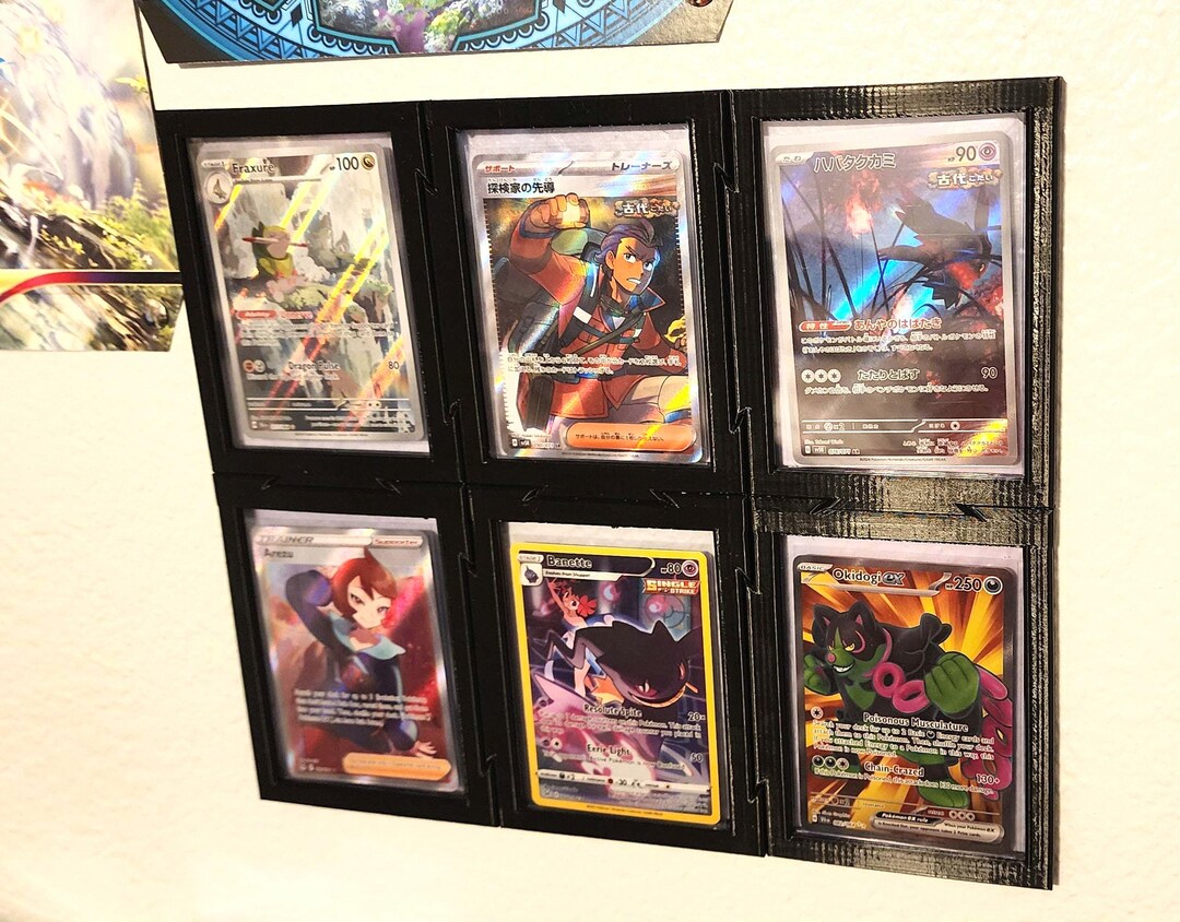 Top Loader TCG Wall Card Holder Display - Etsy