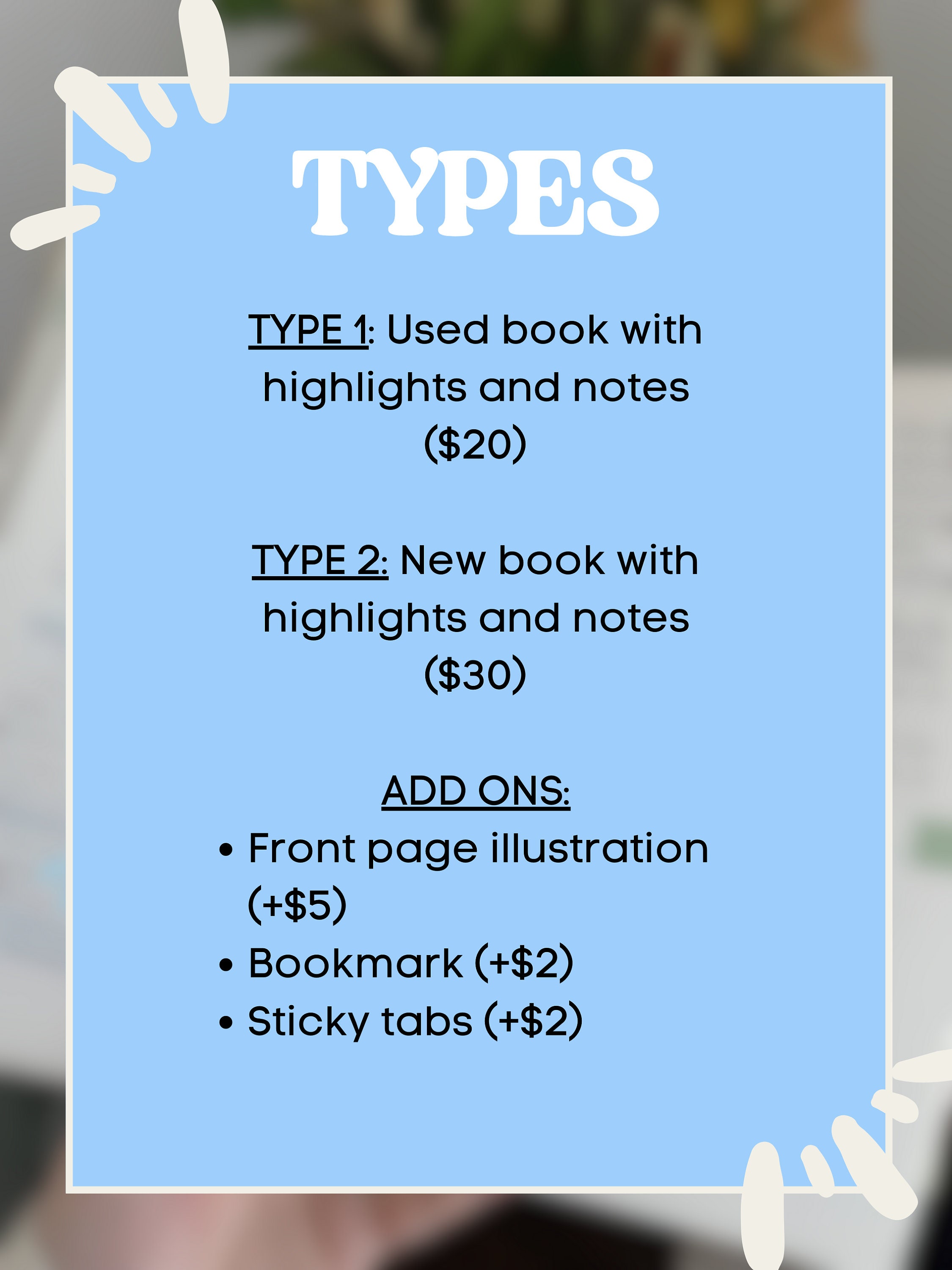 Custom Book Annotations Fantasy Romance Young Adult Mystery - Etsy