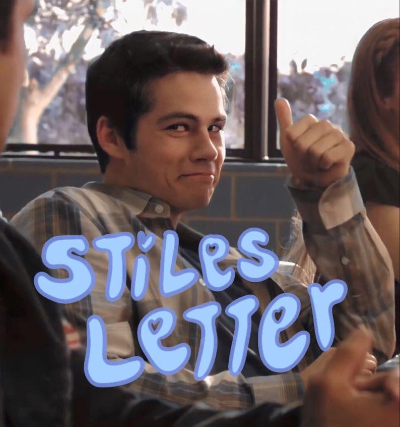 Stiles Stilinski Letter Digital Download Immediate Delivery - Etsy