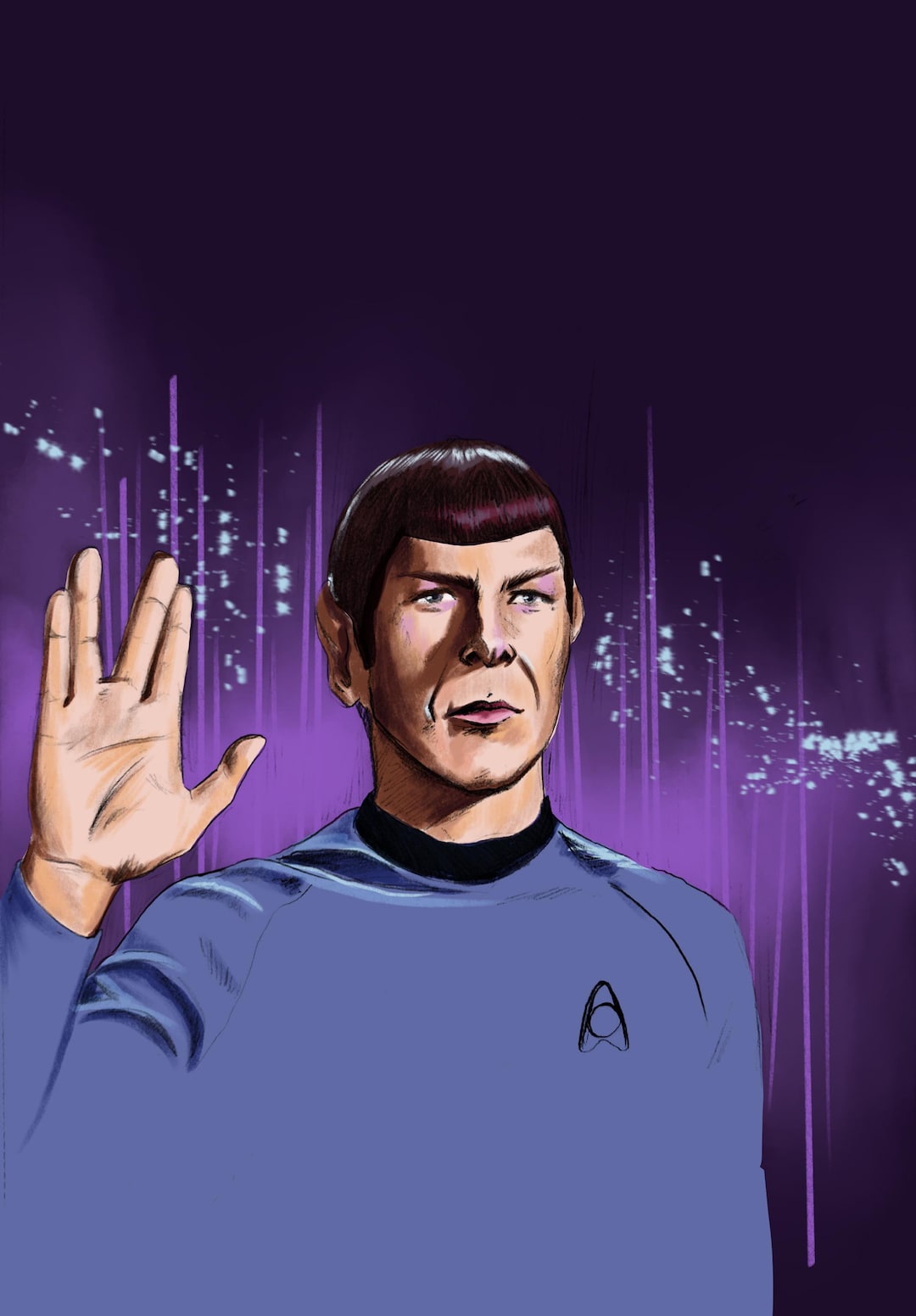 Spock Art Print - Etsy