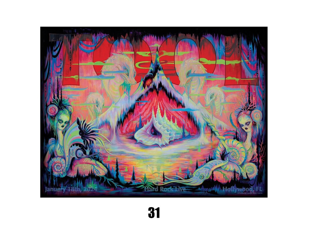 Tool Band Poster, Music Poster, Tool 2023 Tour Poster, Tool 2024 Tour ...