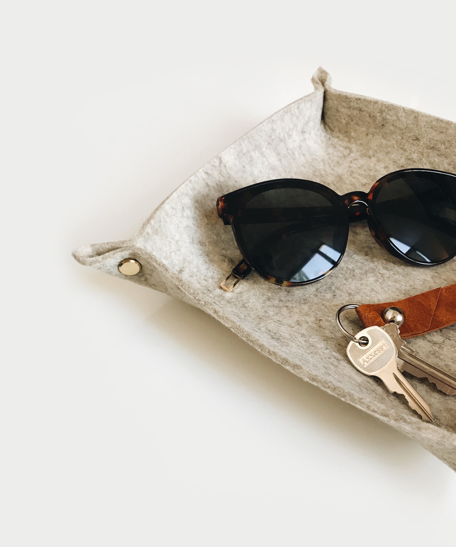 DIY PATTERN Felt Valet Tray for Keys Jewelry Crafts the | Etsy