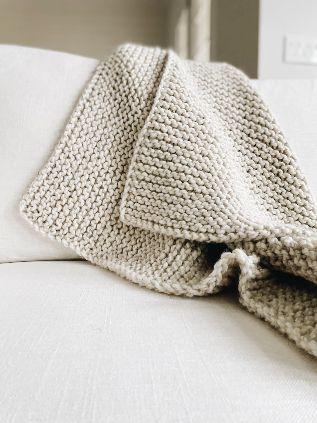 KNIT PATTERN ⨯ Simple, Beginner, Easy Blanket ⨯ the Relèv - Etsy