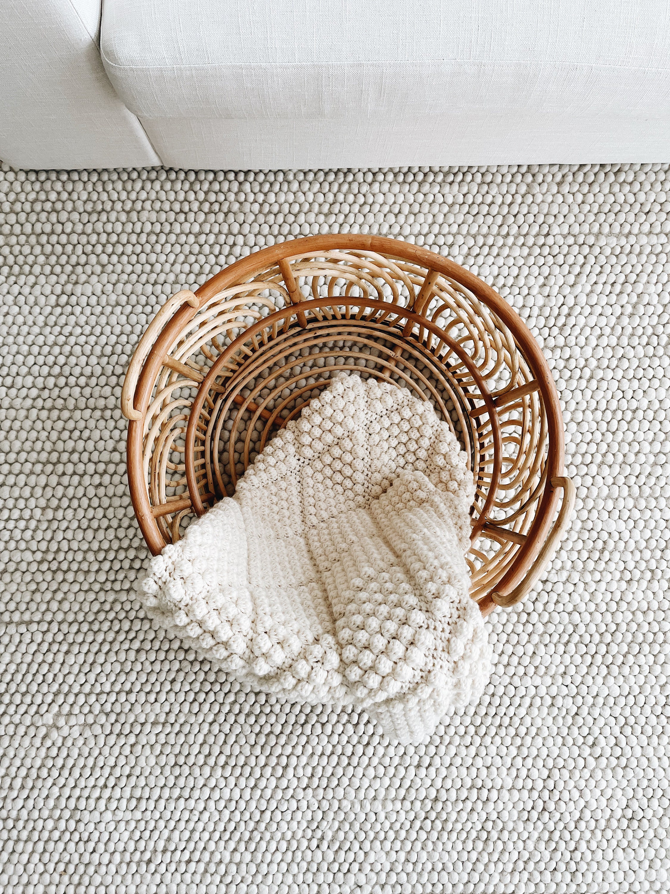 CROCHET PATTERN Bobble Throw Afghan the Dyaman Blanket - Etsy Canada