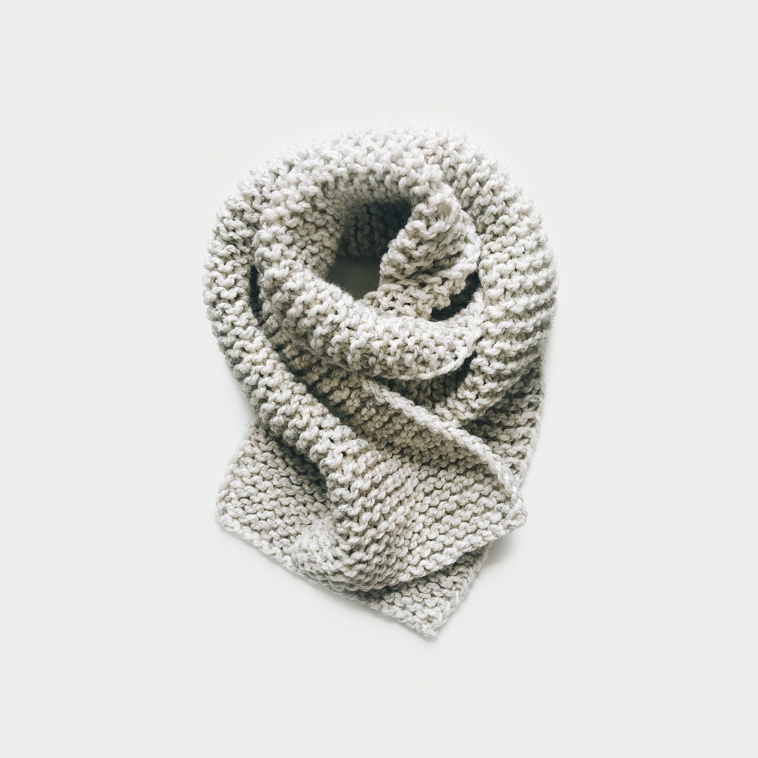 KNITTING PATTERN Classic Scarf the Milot | Etsy