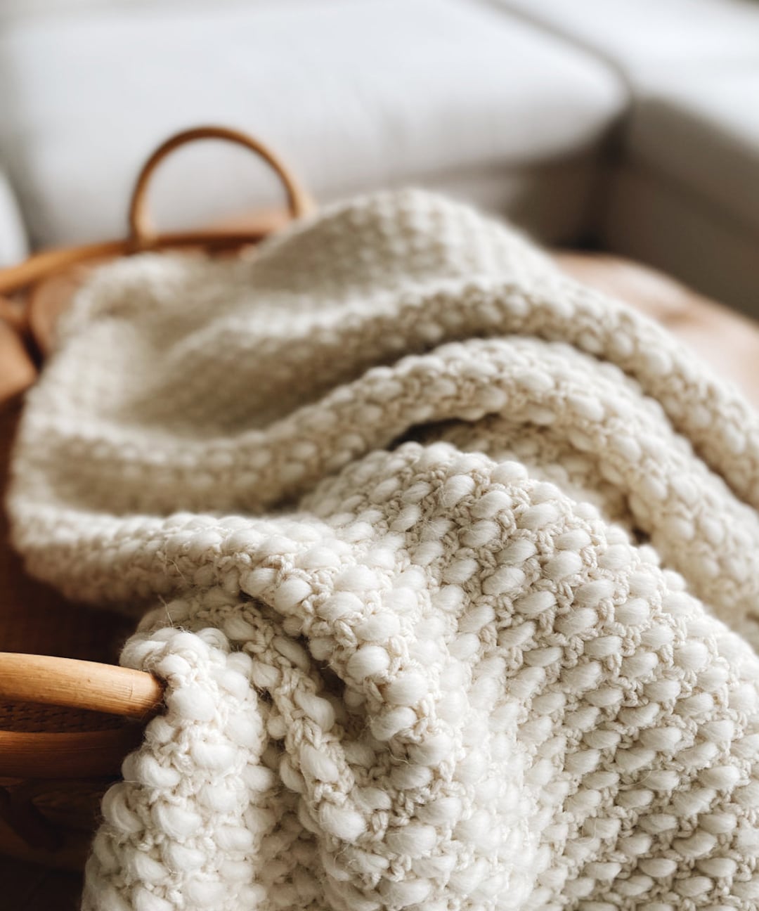 CROCHET PATTERN ⨯ Blanket, Throw, Woven Texture Fabric Afghan ⨯ the ...