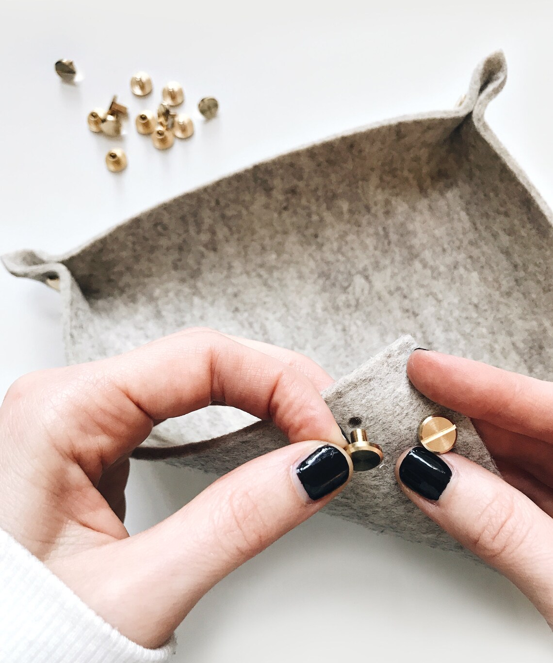 DIY PATTERN Felt Valet Tray for Keys Jewelry Crafts the | Etsy