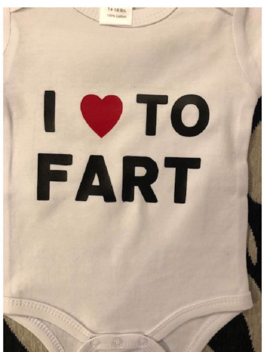 Farting Custom Baby Onesie ® Funny Farting Baby Infant Farting One ...