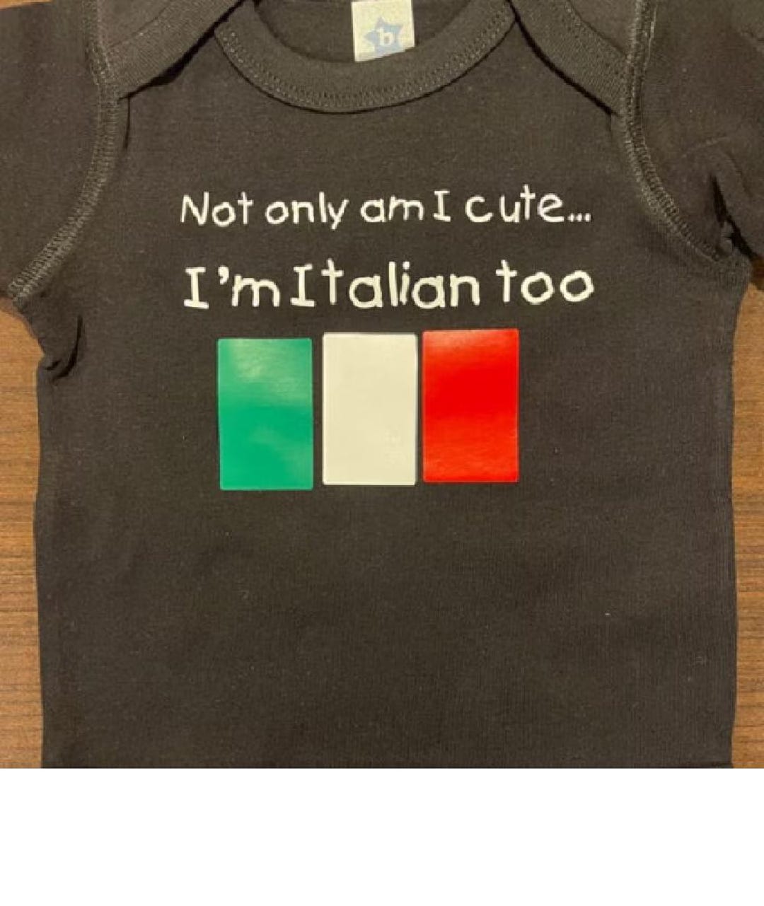 Italian Baby Onesie: Funny Italy Infant One Piece Bodysuit - Shower ...