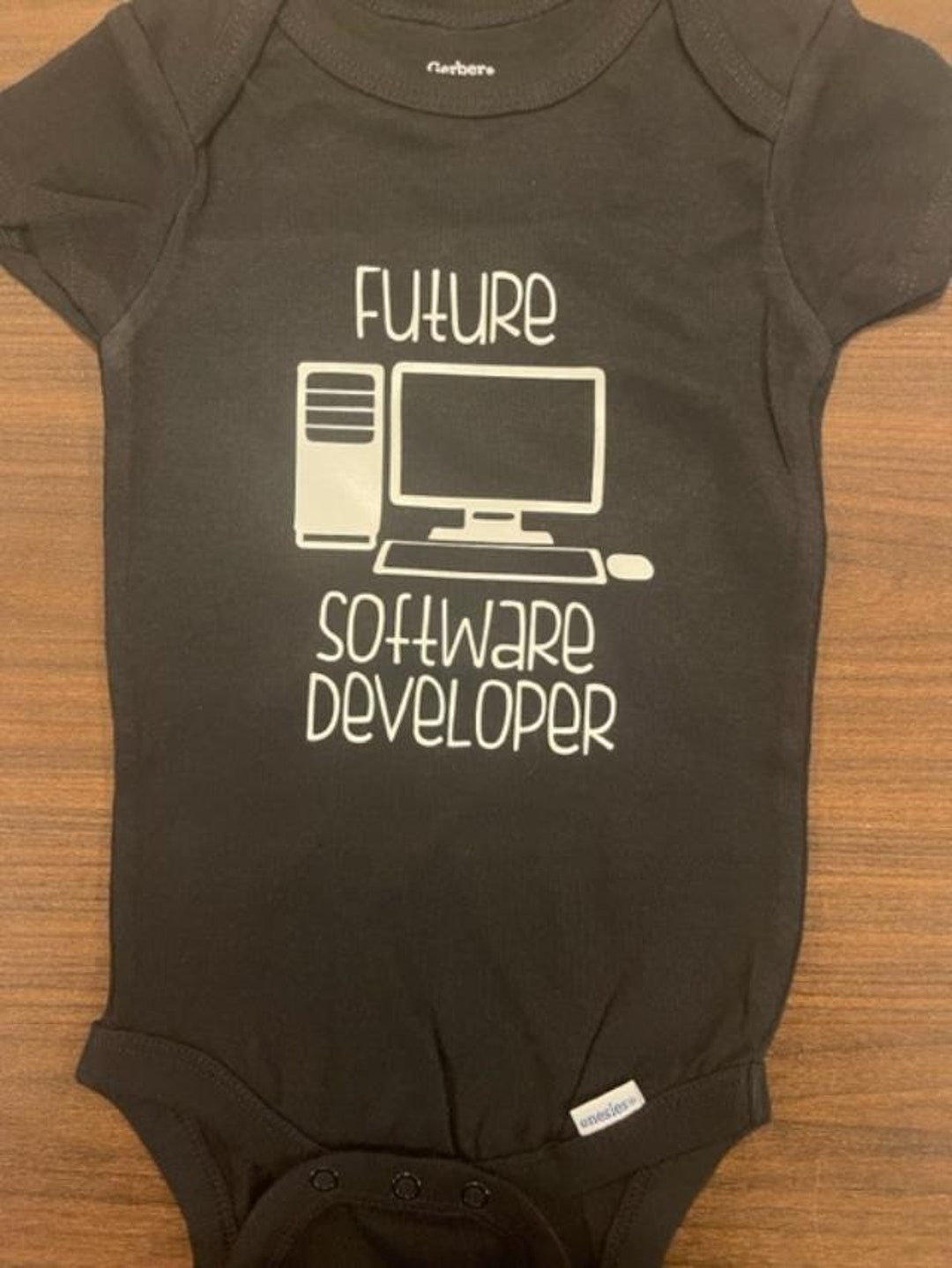 Future Software Developer Baby Onesie ® - Funny Geek Infant Bodysuit ...