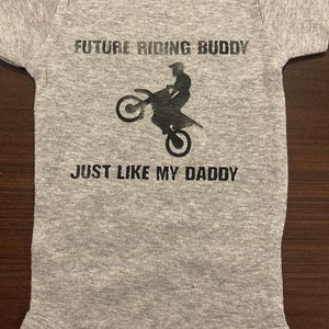 Dirt Bike Baby Onesie ® Dirt Bike Onesie ® Infant Shower Gift one Piece Bodysuit Clothing ...