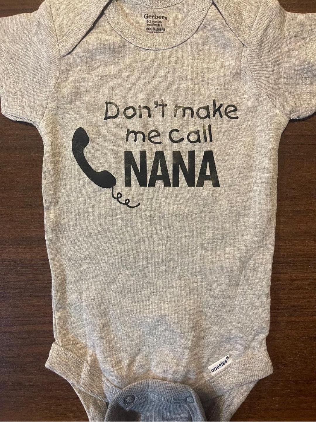 Funny Nana Baby Onesie: Infant Bodysuit One Piece Clothes Clothing Toddler Shirt - Etsy
