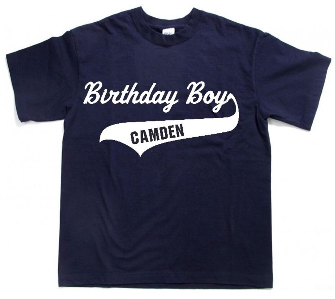 Personalized Birthday Boy Shirt Custom Name Toddler Kids Youth T Shirt ...