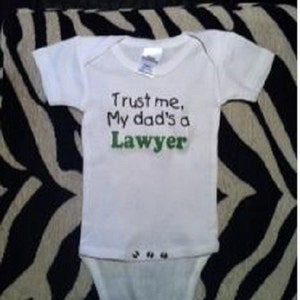 Lawyer Baby Onesie ® Attorney Baby Girl Funny Lawyer Baby Infant Lawyer ...