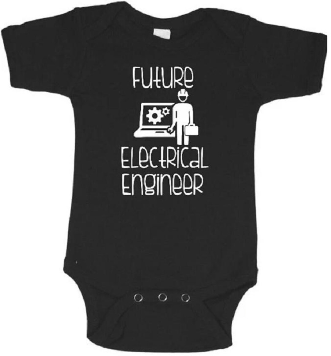 Future Electrical Engineer Baby Onesie: Infant One Piece Bodysuit ...