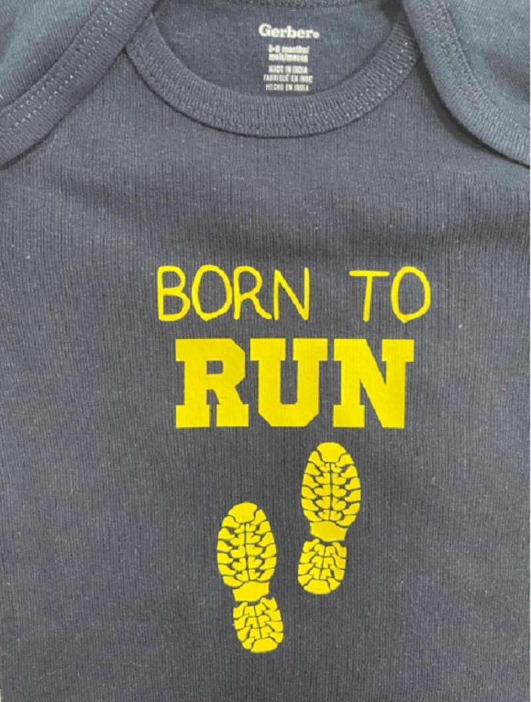 Born to Run Baby Onesie ® - Future Runner Infant Bodysuit Jogger Runner ...