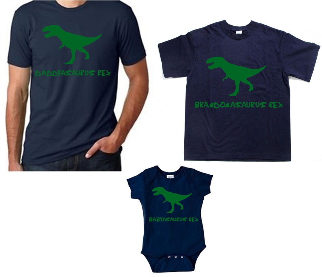 Matching Dinosaur Family Shirts - Dino Tshirts Set - Daddy Mommy Tshirt ...