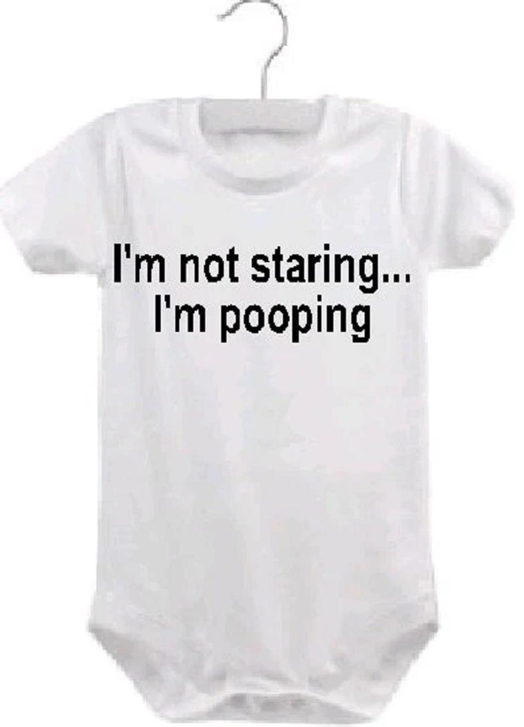 Funny Baby Onesie ® Pooping Poop Infant Bodysuit - One Piece Shower ...
