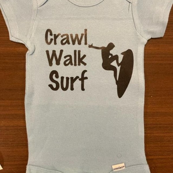 Crawl Walk Surf - Etsy