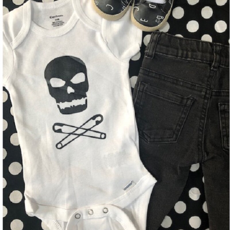 Skull Onesies - Etsy