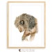 Watercolor Lion Illustration - Animal Nursery - Lion Art Print - Baby ...