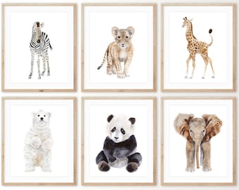 Zoo Animal Print - Etsy