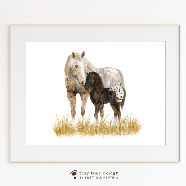 Horse Watercolor - Etsy