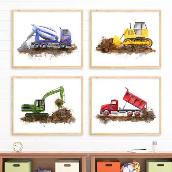 Construction Wall Art - Etsy